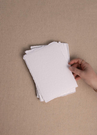 White Handmade Paper | Northern Printing Co | northernprintingco