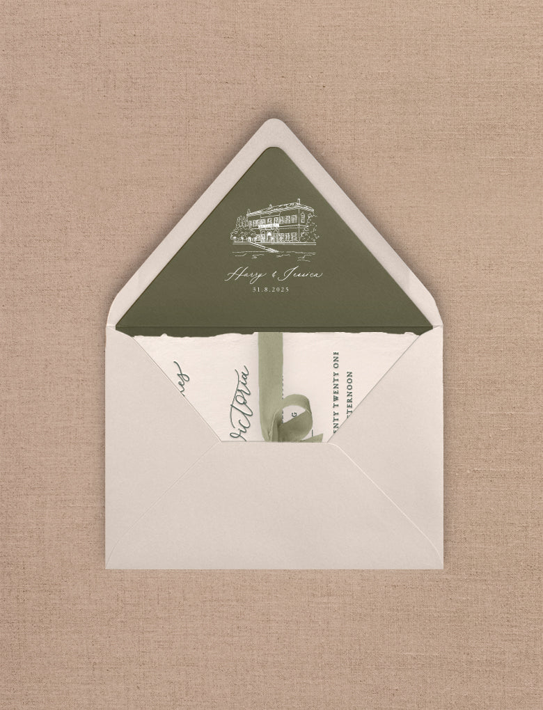 How to stick envelope liner | northernprintingco