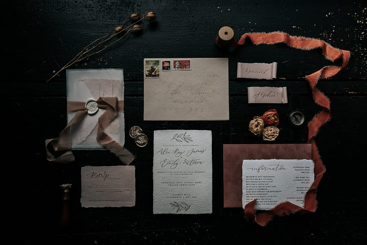 Calligraphy on handmade paper | northernprintingco