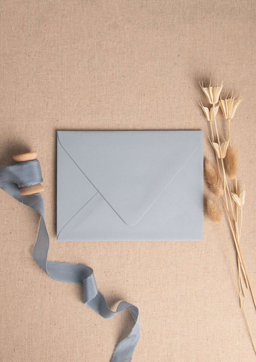 Dusky Blue Envelopes | northernprintingco