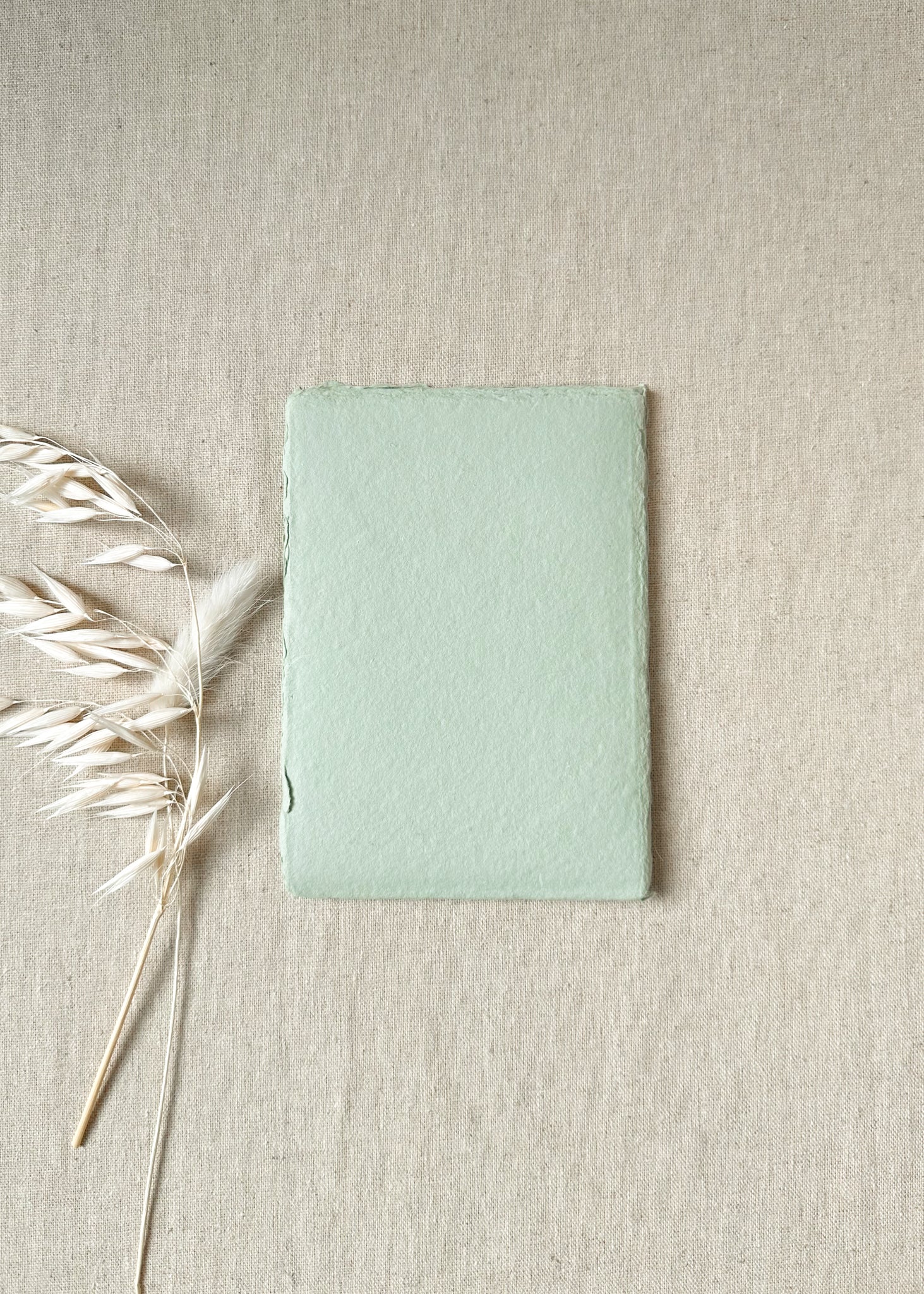 Muted Sage Handmade Paper | northernprintingco