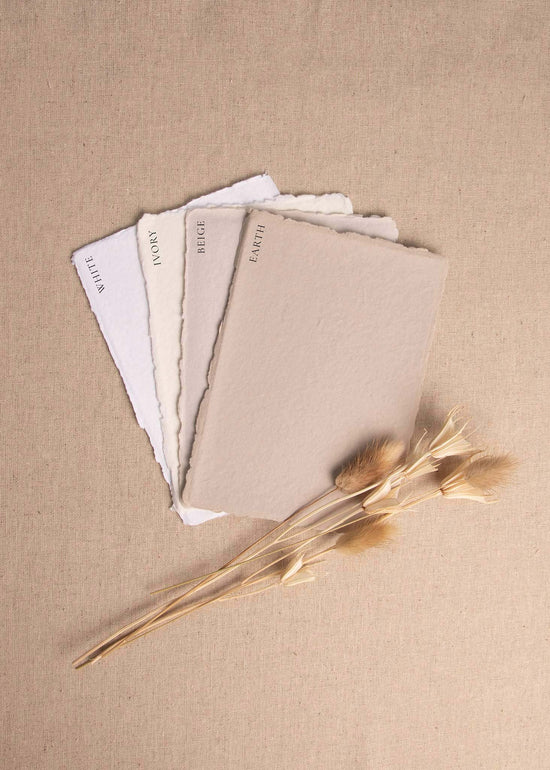 Beige Handmade Paper | northernprintingco