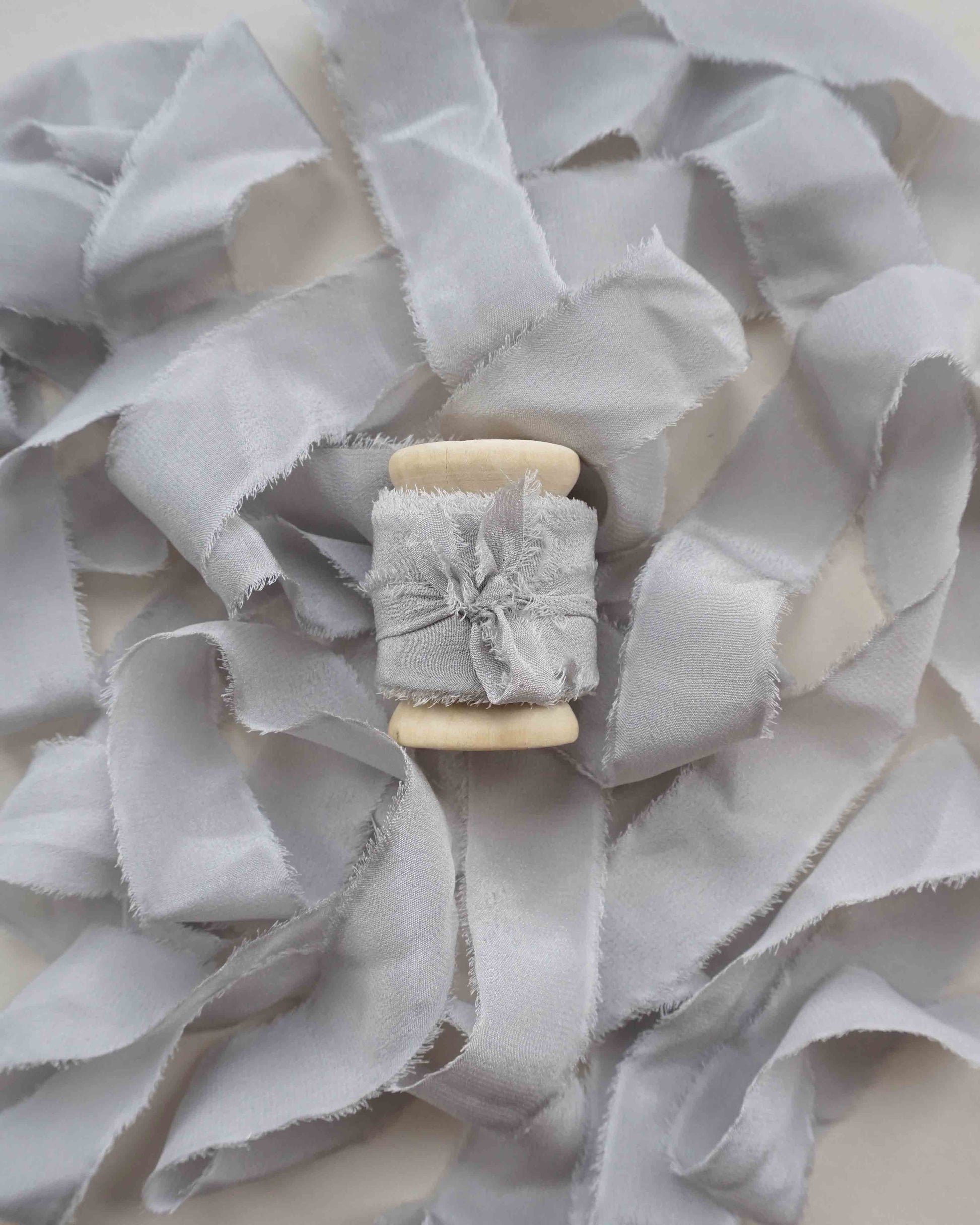 Silver Silk Ribbon | northernprintingco