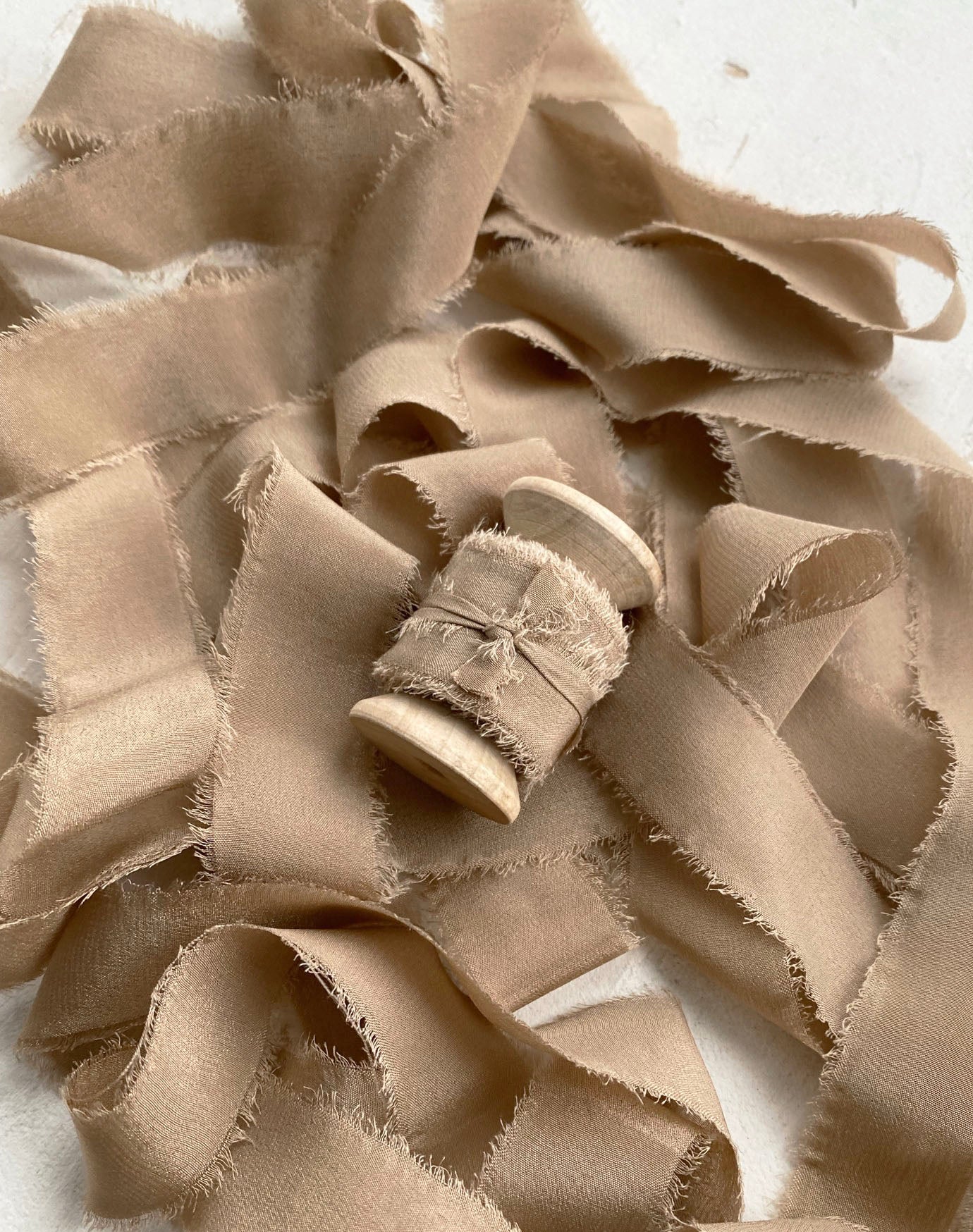 Mocha Silk Ribbon | Northern Printing Co | northernprintingco