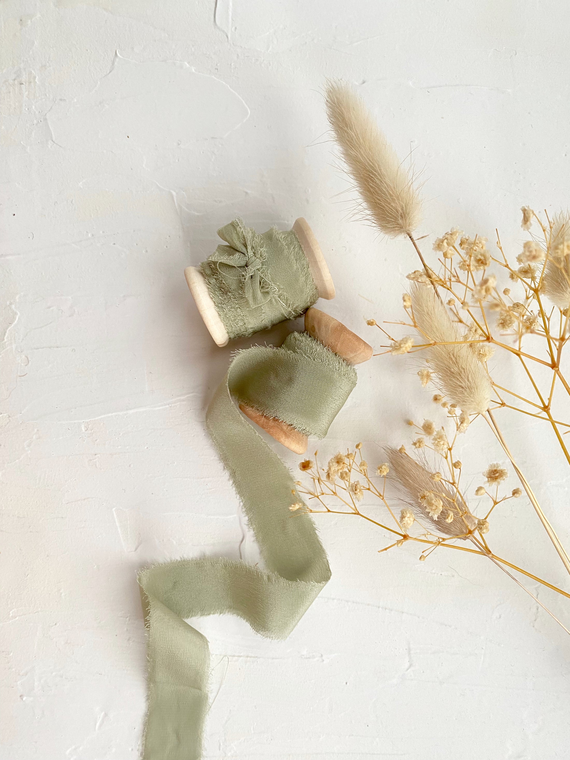 Sage Silk Ribbon | northernprintingco